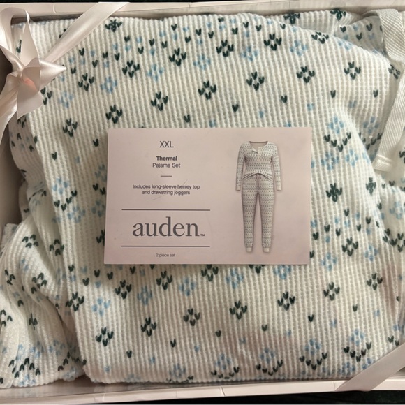 Auden | Intimates & Sleepwear | Auden Xxl Pajama Set White And Blue ...